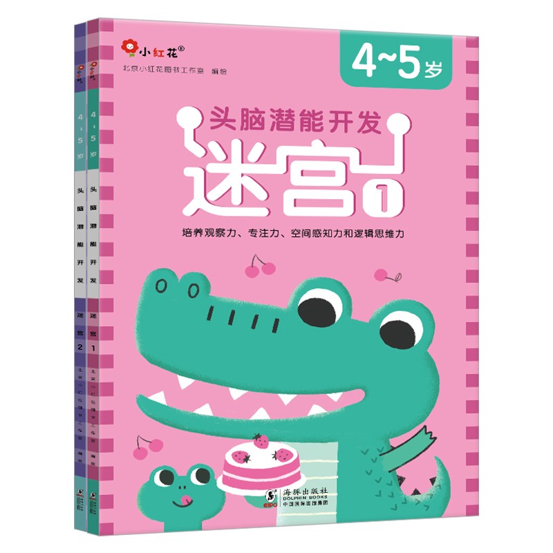 小红花·头脑潜能开发4-5岁：迷宫（共2册）新版