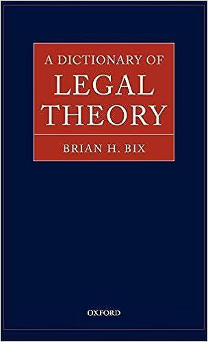 法律理论词典 A Dictionary of Legal Theory
