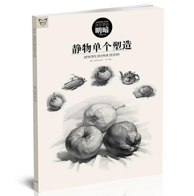 造型基础明暗静物单个塑造画中话李彪二单个素描静物零基础入门临摹范本书单体静物范画对临课件讲透高校联考