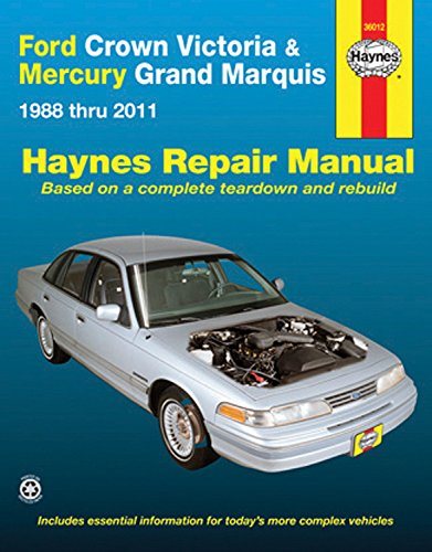 Ford Crown Victoria & Mercury Grand Marquis (1988-2011) (Covers all fuel-injected models)