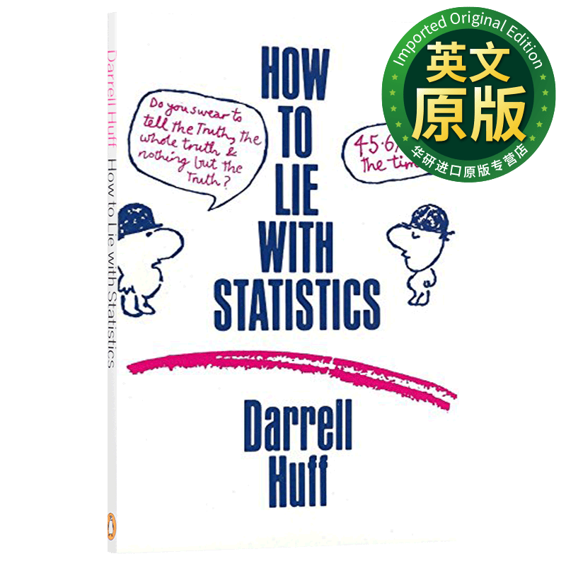 统计数字会撒谎 How to Lie with Statistics 数学思维逻辑 英文原版 英文版