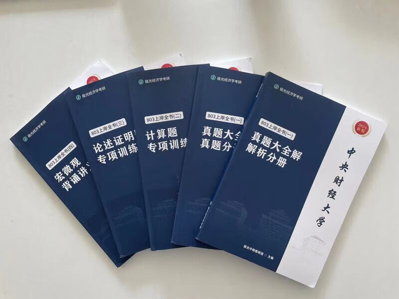 2024央财803经济学综合 考研 中央财经大学803 真题 极光上岸全书 真题大全解优惠价
