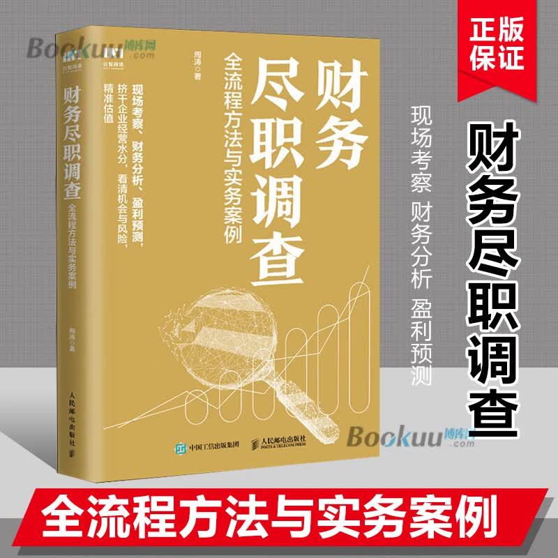 财务尽职调查全流程方法与实务案例 周涛 会计学审计金融投资风险投资PE私募股权投资财务尽职调查思维图