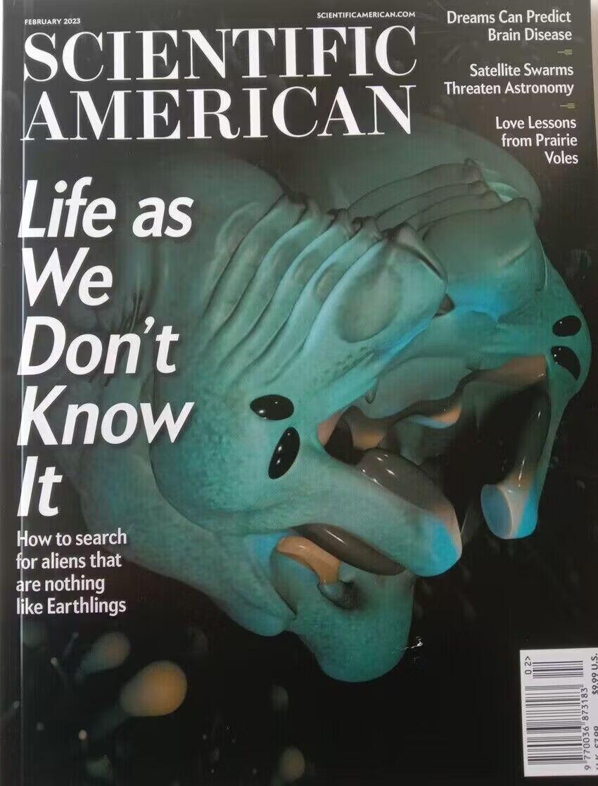 SCIENTIFIC AMERICAN 科学人2023年2月 科普类英文杂志 科学美国人2023年2月