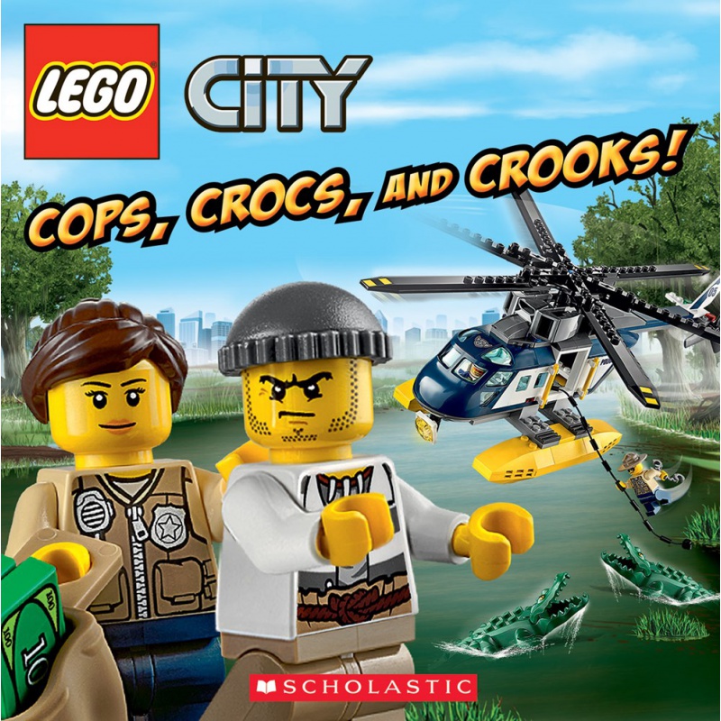 现货【英文原版】 乐高城市ego City Cops, Crocs, And Crooks! 警察
