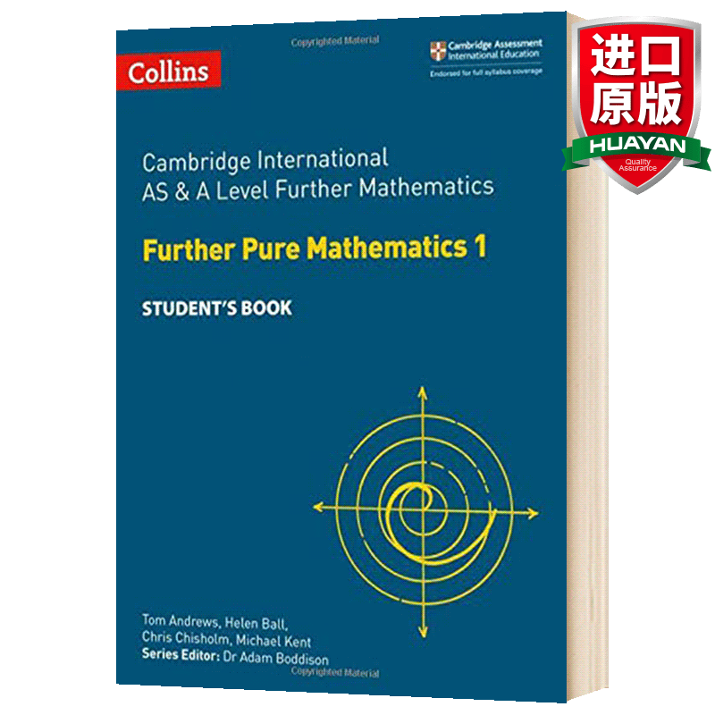 Collins AS and A Level Further Pure Mathematics 1 英文原版 全英文版