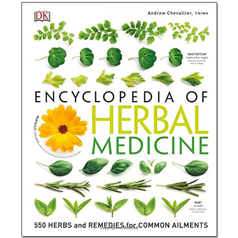 【JB】dk系列儿童艺术草药的百科全书 英文原版绘本Encyclopedia.of.Herbal