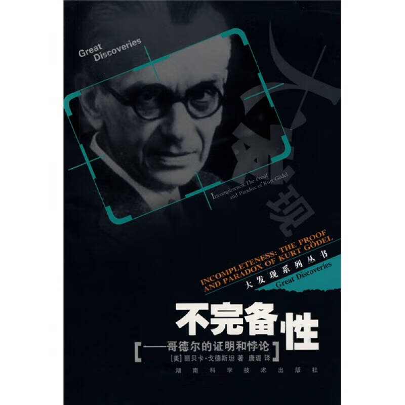 不完备性 哥德尔的证明和悖论【好书】