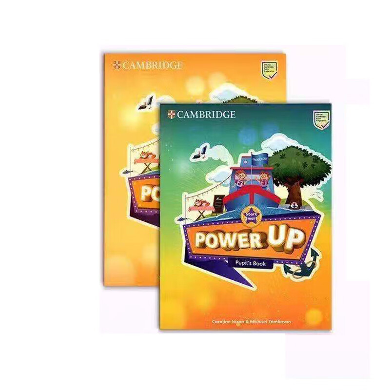 剑桥少儿英语预备级Power Up0123456级学生套装 powerup英语教材 预备级 (主课本+练习册)