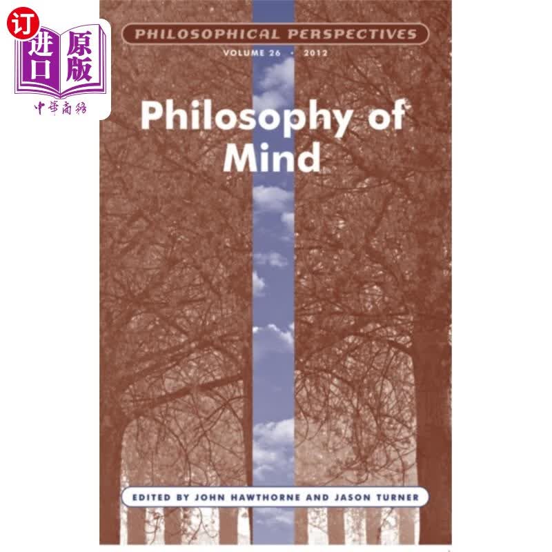 海外直订Philosophy of Mind, Volume 26 哲学观点26卷-心灵哲学