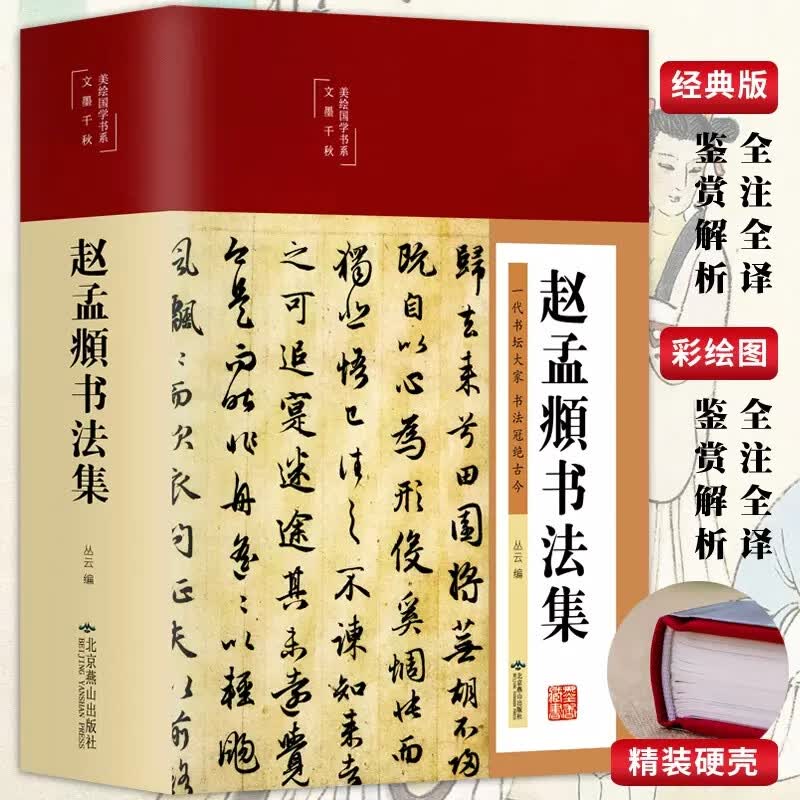 书法毛笔临摹字帖套装大全楷书颜真卿多宝塔碑成年男女成人毛笔字 赵孟頫书法集