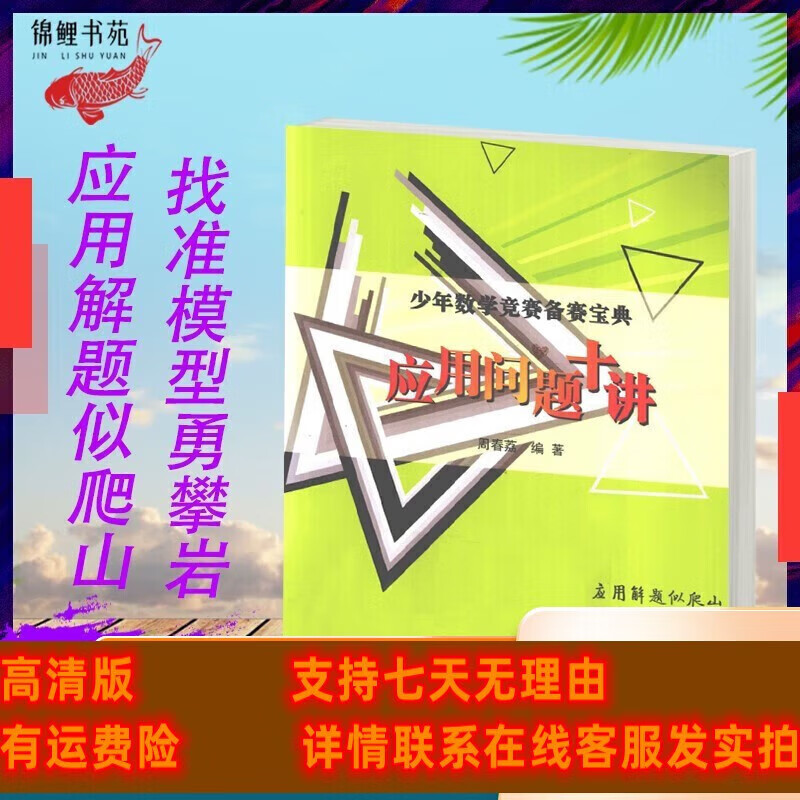 定制款 应用问题十讲 周春荔 初中教学参考资料 数学竞赛备赛宝典