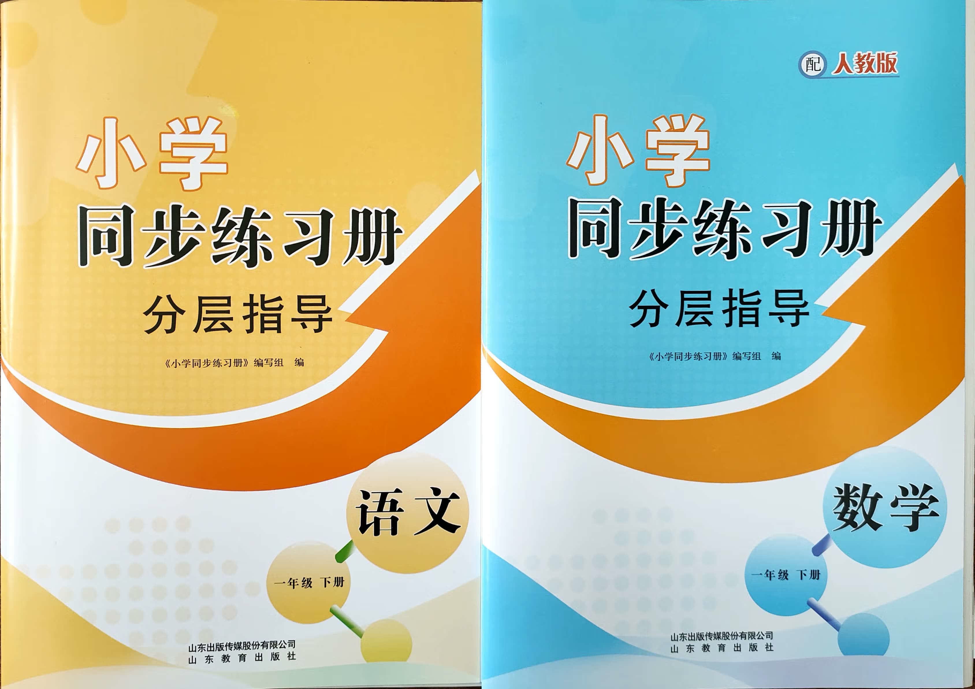 2023小学同步练习册分层指导语文.数学一年级下册配人教版六三制