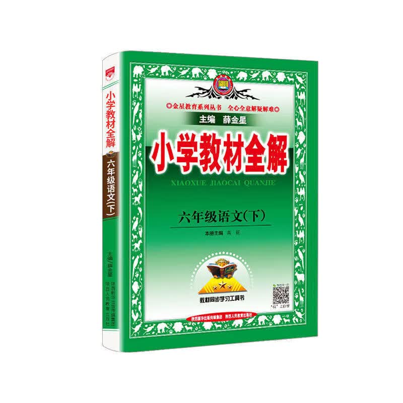 正规小学教材全解六年级上册下册语文数学英语教材解读详解新版人教版 下册