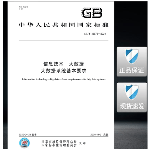 GB/T 38673-2020 信息技术 大数据 大数据系统基本要求