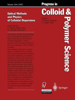 Optical Methods and Physics of Colloidal Dispersions