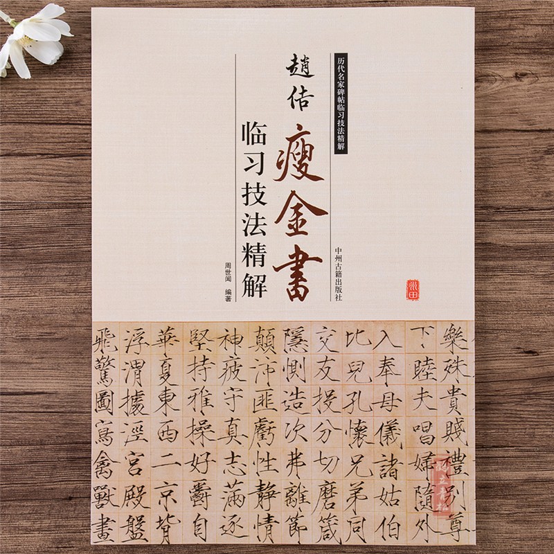 赵佶瘦金体瘦金书临习技法精解 宋徽宗真书墨迹体千字文书法全集历代名家碑帖临习技法精解书