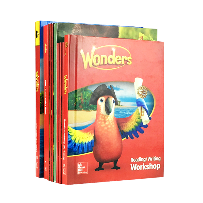 【全套10本】2017版 美国加州一年级教材 套装(共10本） Reading Wonders