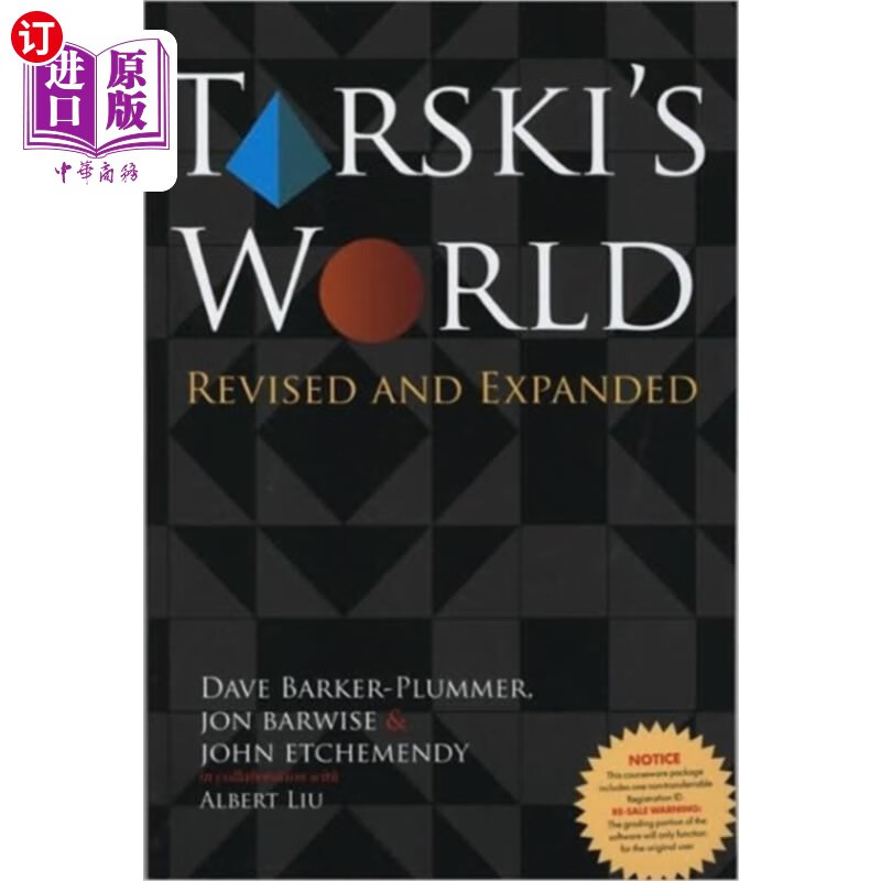 海外直订Tarski's World 塔斯基的世界