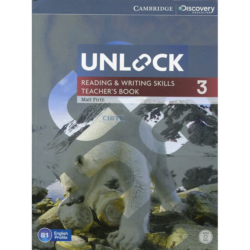 版 剑桥 Unlock Level 3 读写 教师用书带 DVD