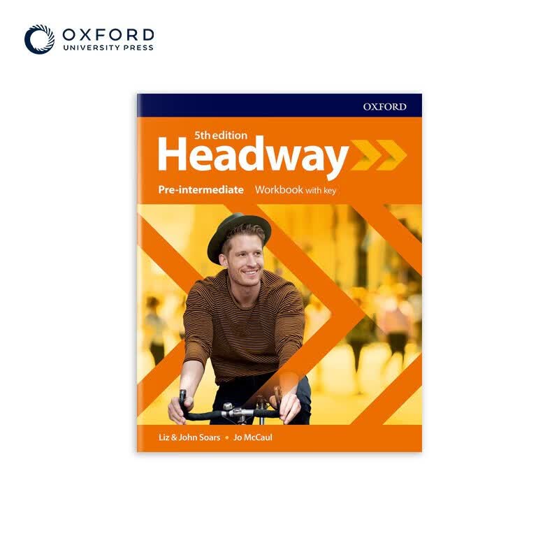 牛津英语教材 New Headway 第五版 青少年英语综合教材 英语原版 适合16岁以上 Pre-Intermediate【练习册】