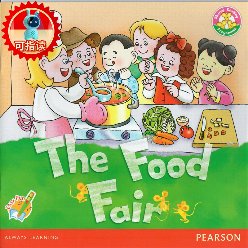 英文原版 朗文Mice趣鼠系列启蒙绘本 中级/三鼠 The Food Fair 食品博览会