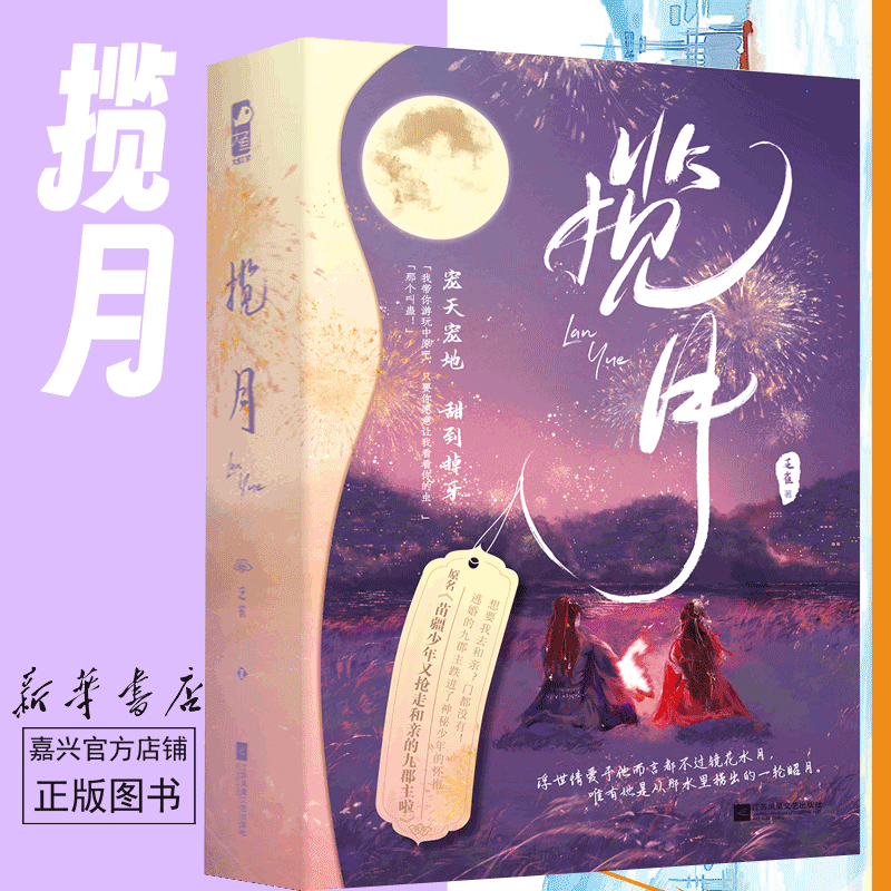 预售 揽月(上下) 青春文学 言情小说 书籍