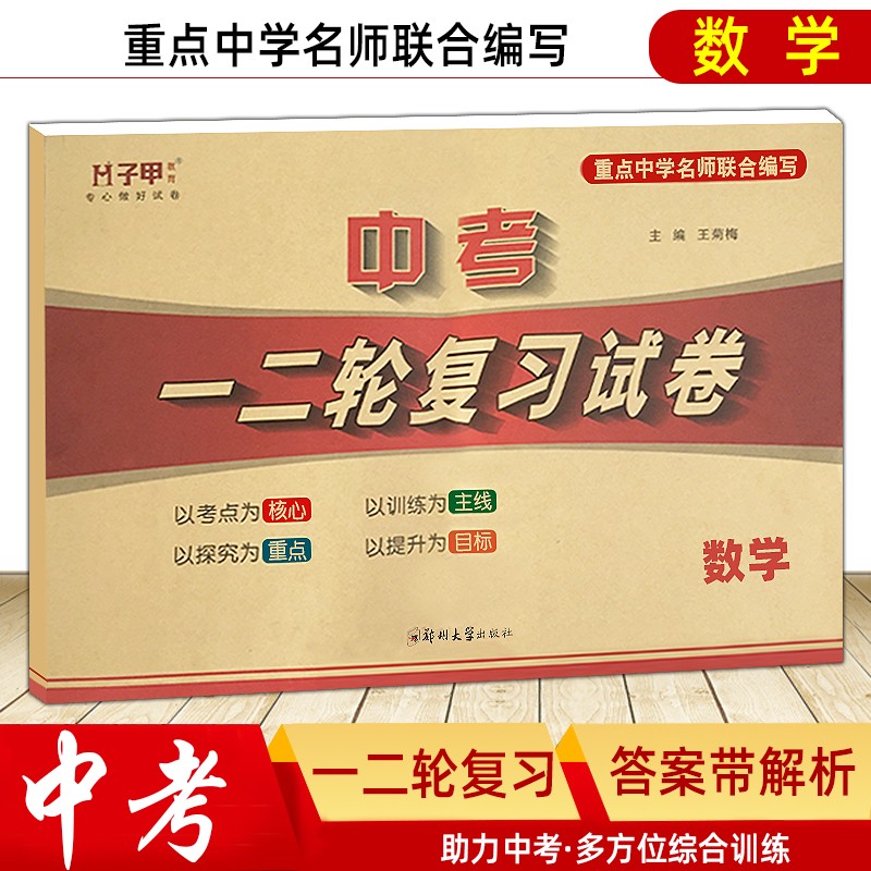 中考数学一二轮复习试卷 人教北师大华师大版通用 2024年数学中考专题训练刷题初三数学总复习资料书