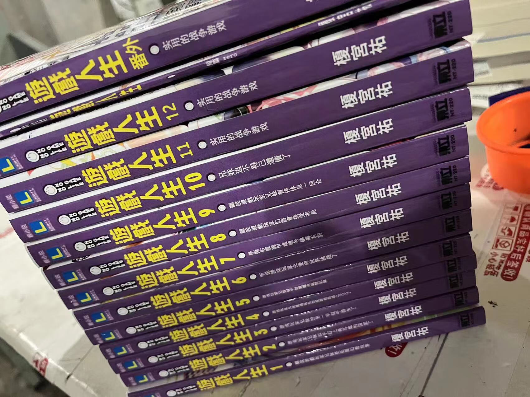 【朔封覆膜】轻小说 游戏人生正文1-12册+外传(使用的战争游戏)+短篇【共14本】 榎宫祐游戏人生 高清现货