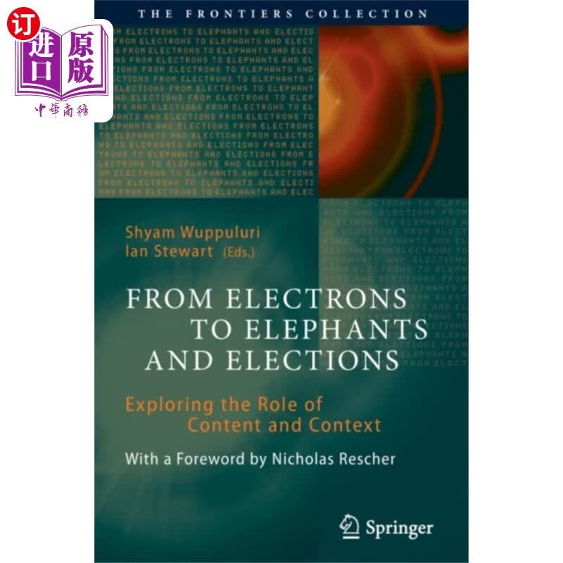 海外直订From Electrons to Elephants and Elections 从电子到大象再到选举