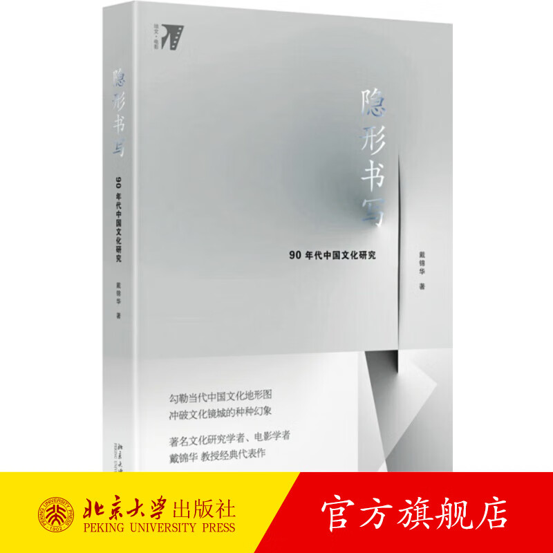 隐形书写90年代中国文化研究 戴锦华 电影与文化研究丛书 重温新识90年代中国社会各种精神文化现象当代文化史 北京大学旗舰店
