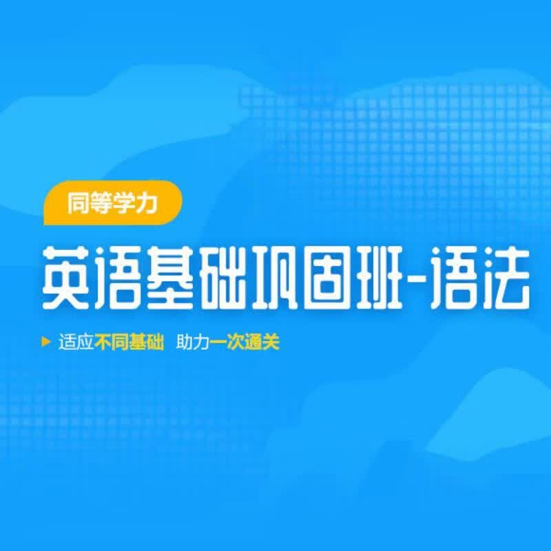 2023年同等学力申硕申请硕士学位英语水平全国统一考试大纲指南第六版历年真题及模拟试题详解词汇视频网 基础巩固班语法部分