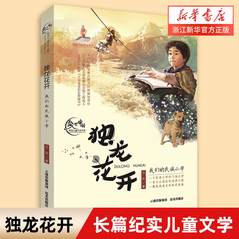 书籍 独龙花开(我们的民族小学)/盛世中国原创儿童文学大系中小学生课外阅读书籍 6-15岁 读物