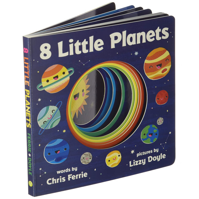 现货 英文版 八颗小行星 8 Little Planets: A Solar System Book