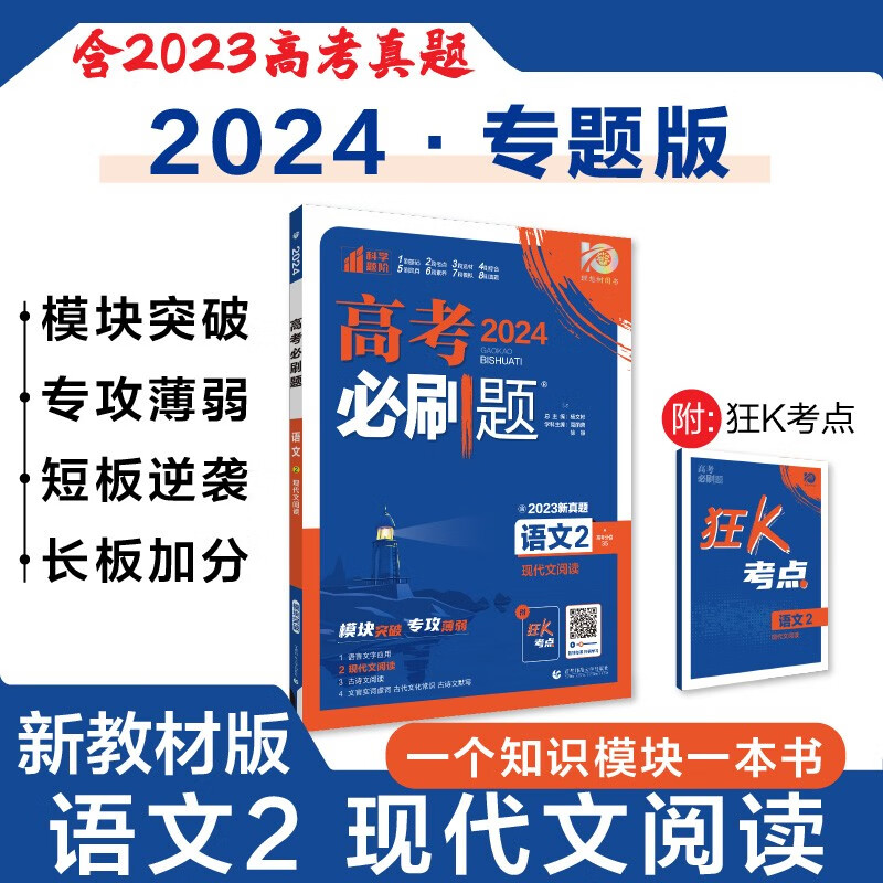 高考必刷题 语文2 现代文阅读 新教材版 高考专题突破训练 理想树2024版