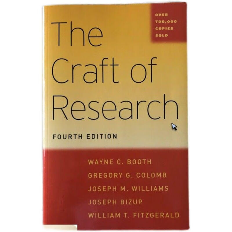 现货 The Craft of Research 实体书 纸质版 英文书