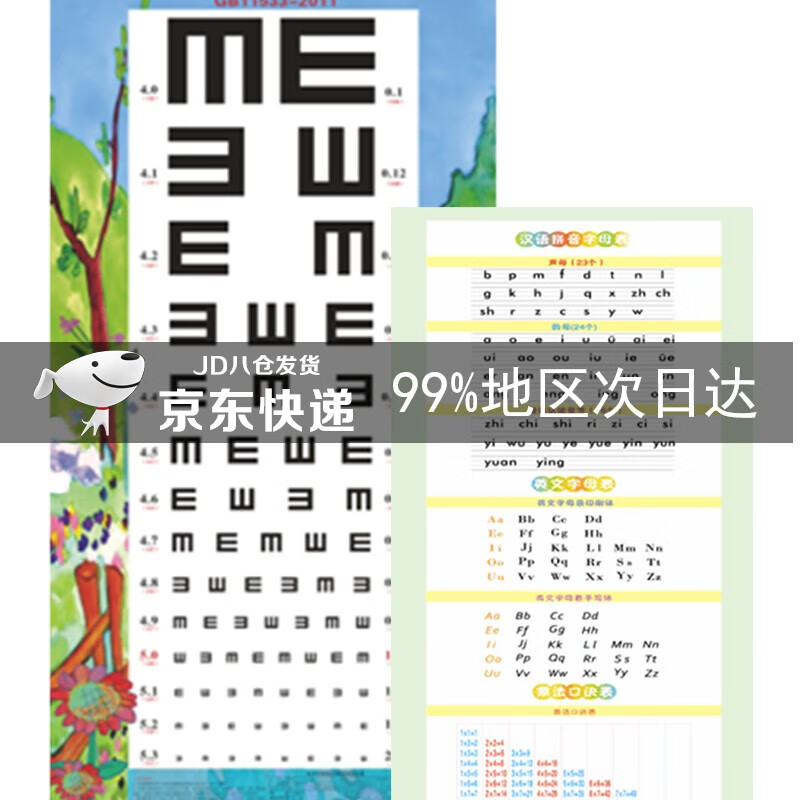 标准对数视力表（少儿森林版）