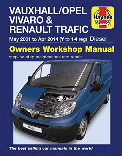 Renault Trafic & Vauxhall/Opel Vivaro & Diesel (May 01-Apr 14) Y to 14