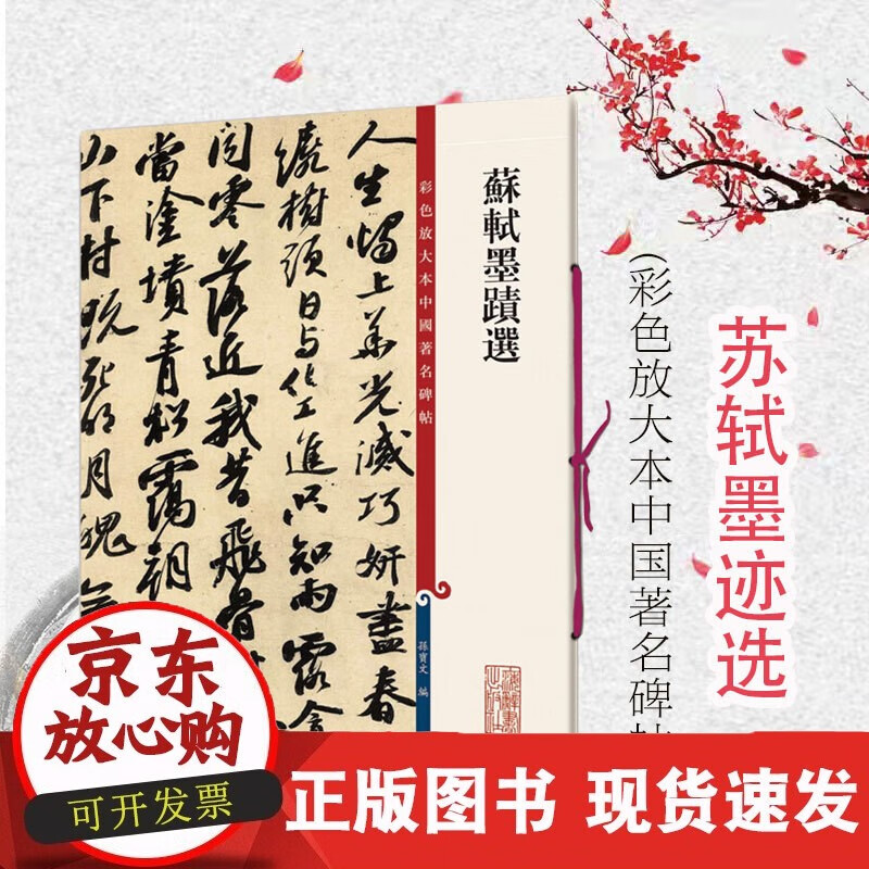 苏轼墨迹选 苏东坡毛笔书法字帖 繁体旁注 孙宝文彩色放大本碑帖 归去来兮辞 渡海帖 鉴赏收藏临摹 上海辞书