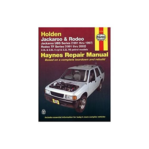 Holden Jackaroo Petrol (91-97) & Holden Rodeo Petrol (91-02) Haynes Repair Manual