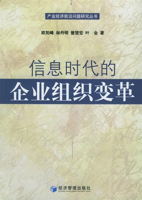 信息时代的企业组织变革 欧阳峰 等著 经济管理出版社