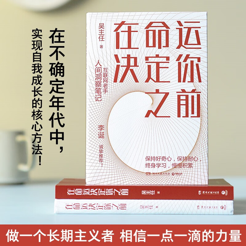 【包邮赠书签】在命运决定你之前 吴主任著 资深互联网人的洞察笔记 做一个长期主义者 博集天卷 在命运决定你之前
