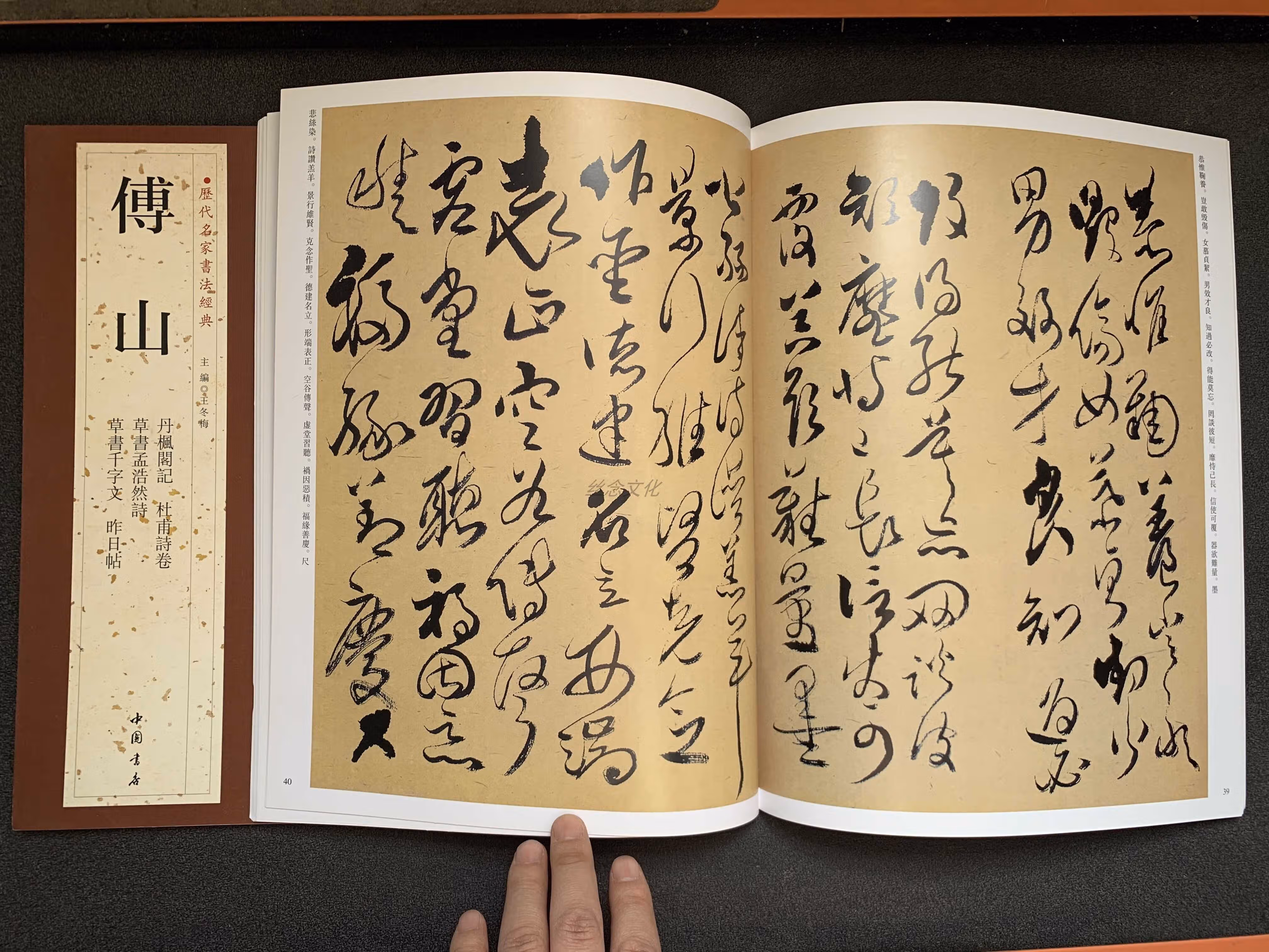 傅山 历代名家书法经典 繁体字帖 杜甫诗卷草书孟浩然诗草书千字文昨日帖丹枫阁记草书书法毛临摹练习字帖 傅