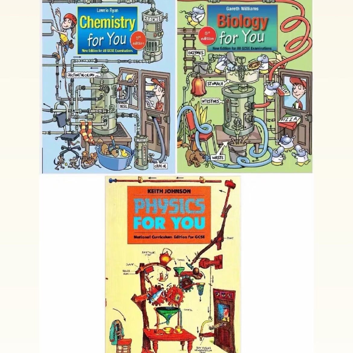 英国中学主流教材 Physics / Chemistry / Biology for you英文版 共三册