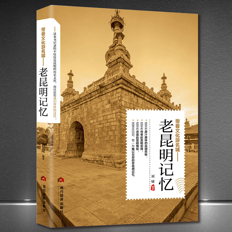 老昆明记忆历史文化旅游攻略导游书籍 老昆明史志图书