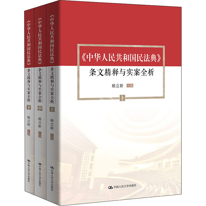 《中华人民共和国民法典》条文精释与实案全析(全3册)