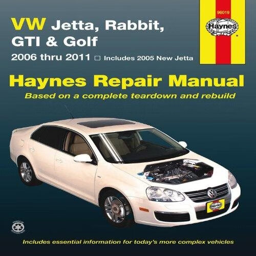 Volkswagen VW Jetta, Rabbit, GTI & Golf covering New Jetta (05), Jetta (06-11), GLI