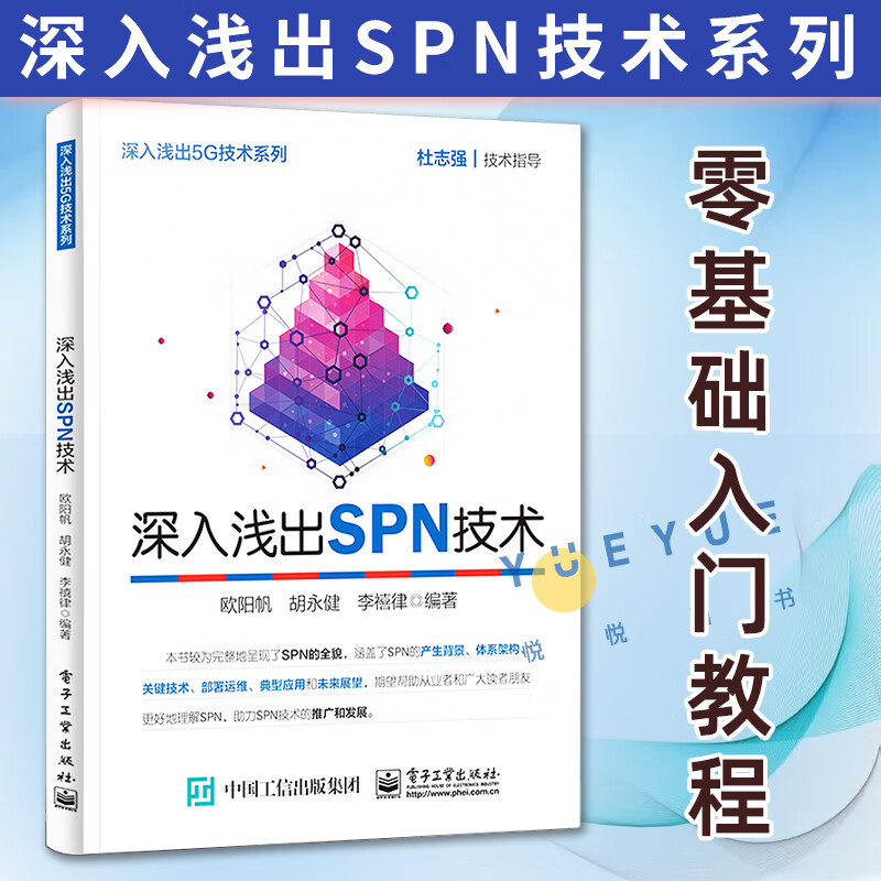 现货 深入浅出SPN技术 需求愿景理念架构关键技术应用场景部署维护展望多维度阐述 零基础入门教程教材书