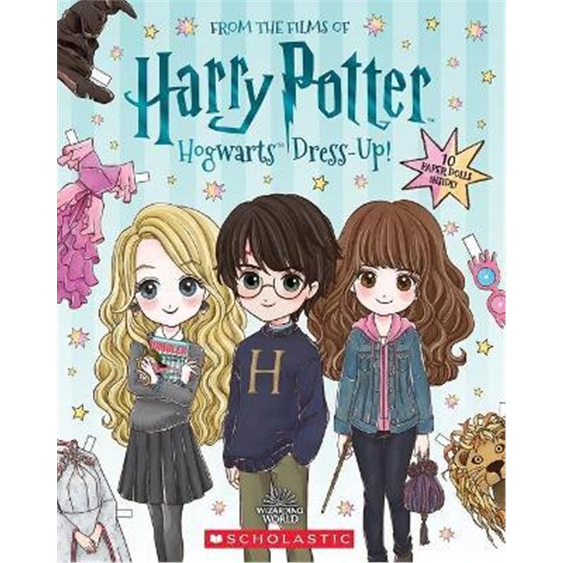 哈利波特英文原版 Harry Potter: Hogwarts Dress-Up!