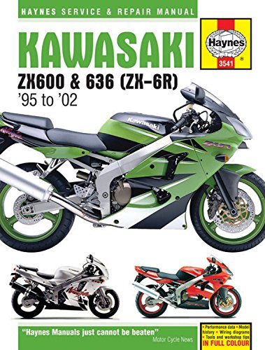 Kawasaki ZX-6R Ninja Fours (95 - 02) Haynes Repair Manual